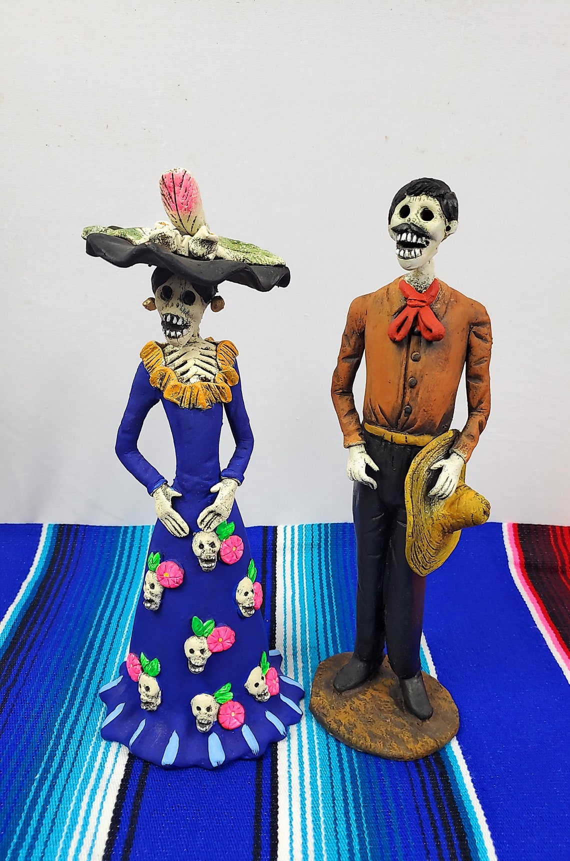 Catrina and Catrin Set of 2 Hand made and Painted out of | Etsy
