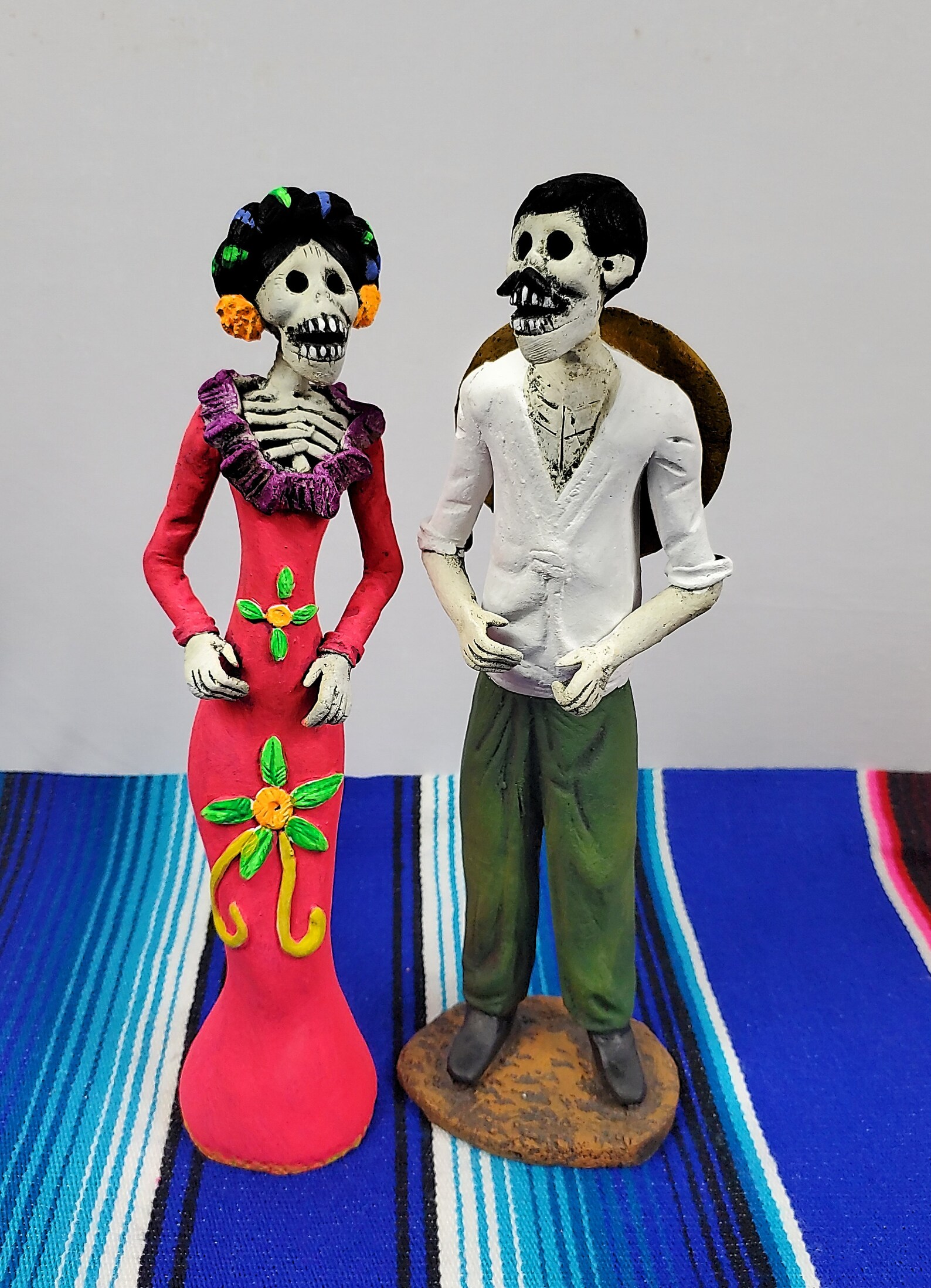 Catrina and Catrin Set of 2 Hand made and Painted out of | Etsy