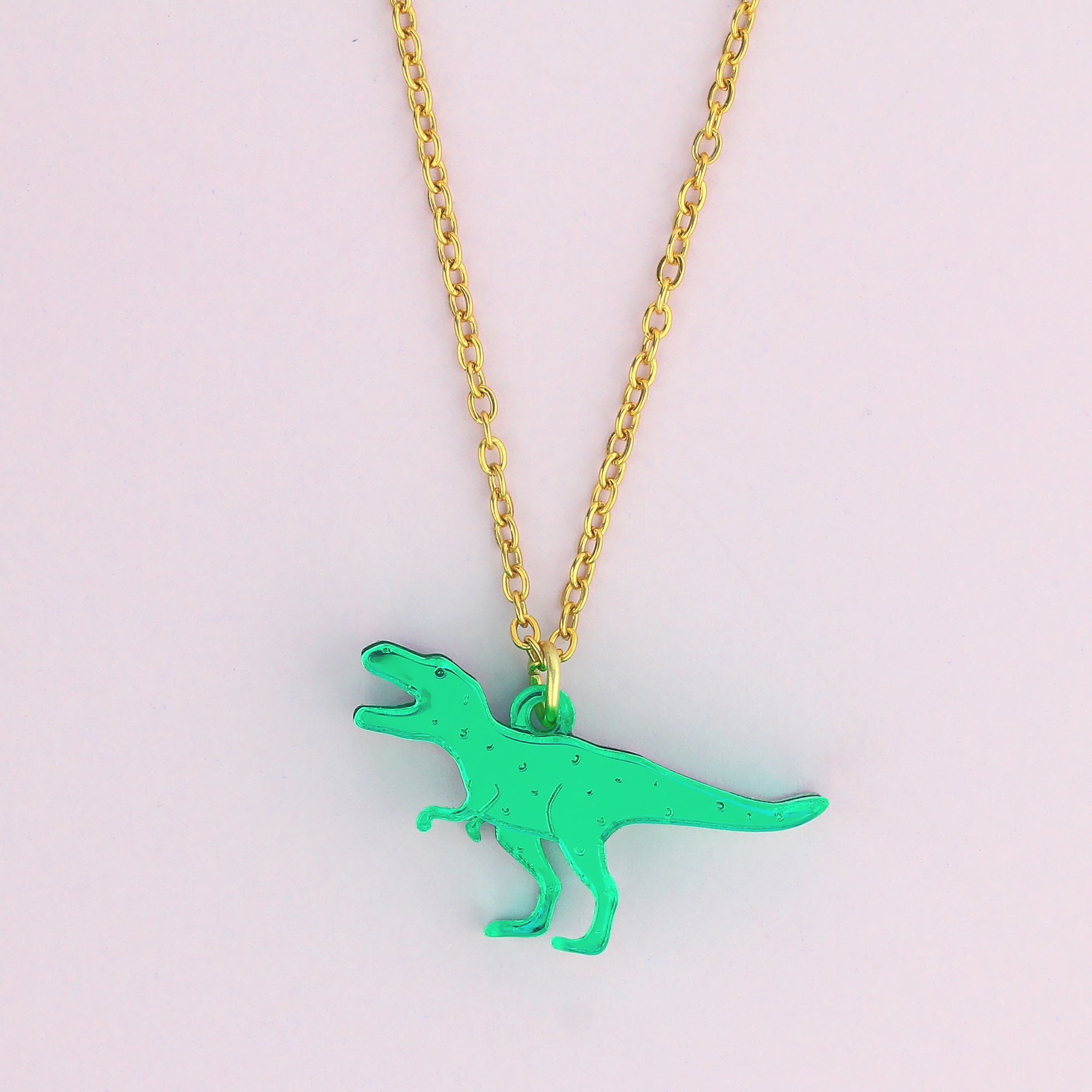 T Rex Necklace | T Rex Gift | Dinosaur Necklace | Dinosaur Charm | Dino ...
