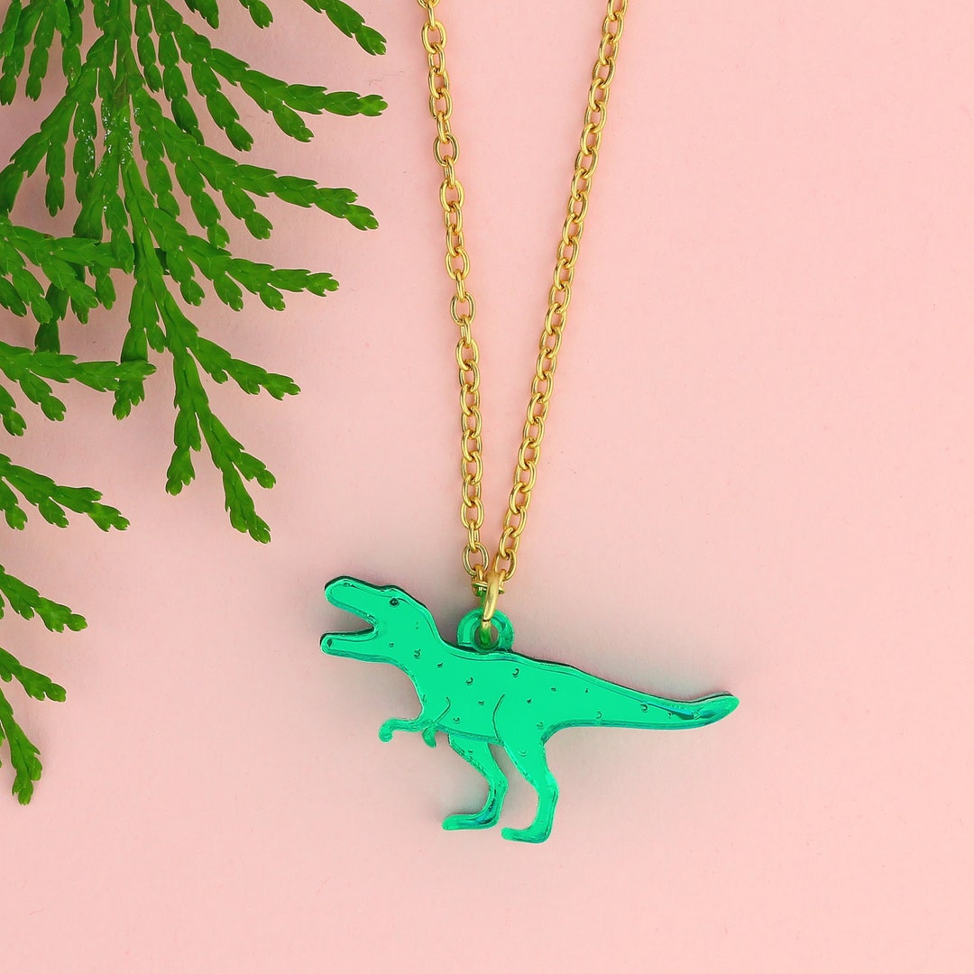 T Rex Necklace | T Rex Gift | Dinosaur Necklace | Dinosaur Charm | Dino ...