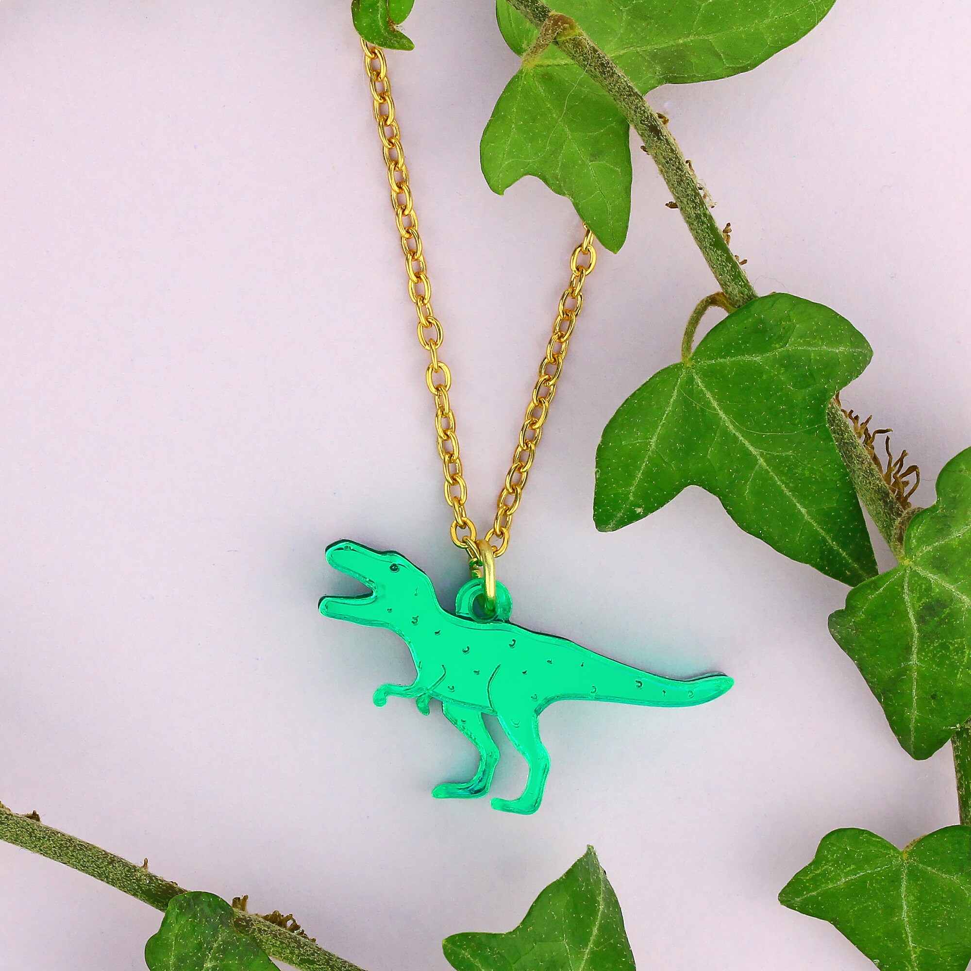 T Rex Necklace | T Rex Gift | Dinosaur Necklace | Dinosaur Charm | Dino ...