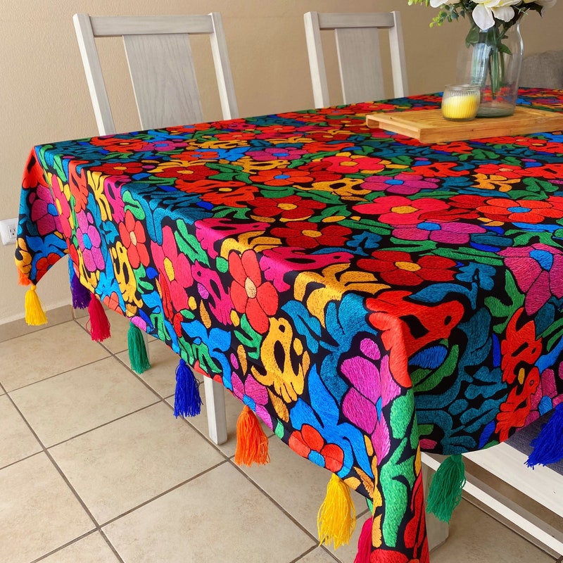 Mexican Table Cloth - Etsy