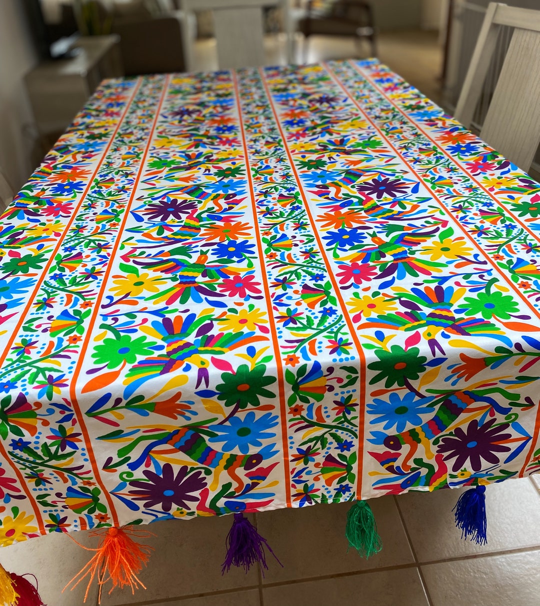 Mexican Otomi Design Tablecloth Perfect for Mexican Parties or Mexican ...