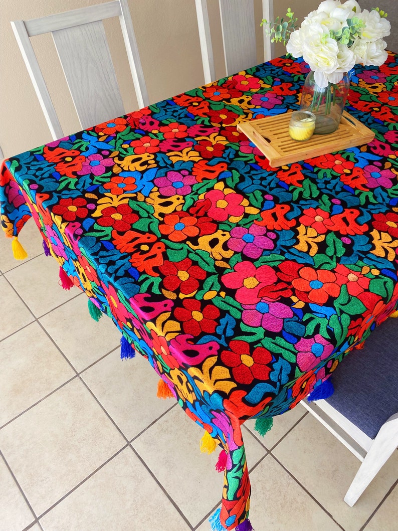 Tablecloth With Mexican Oaxaca Design, Tablecloth for Mexican Party ...
