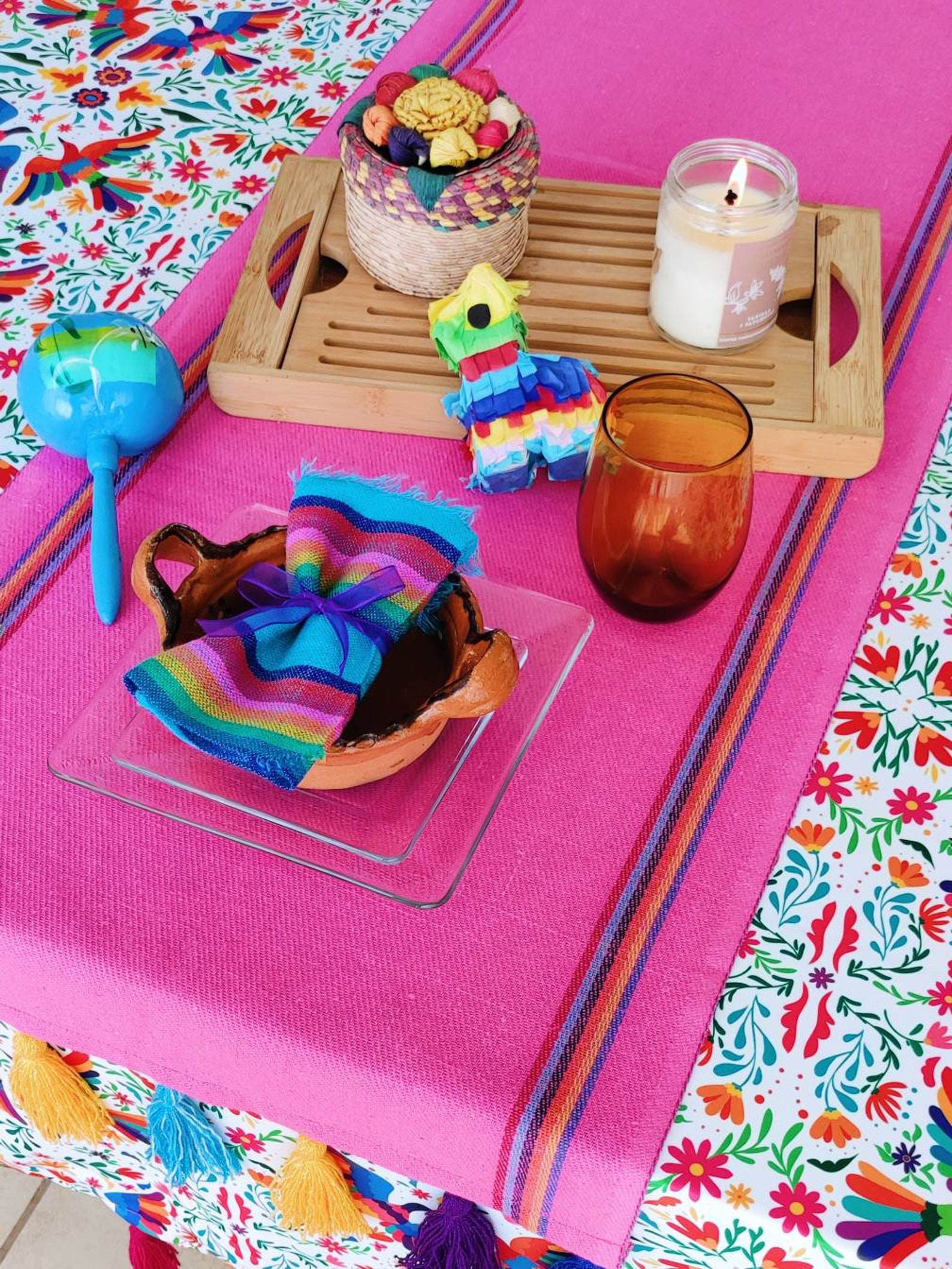 Tablecloth With Mexican Design Tablecloth for Mexican Party - Etsy