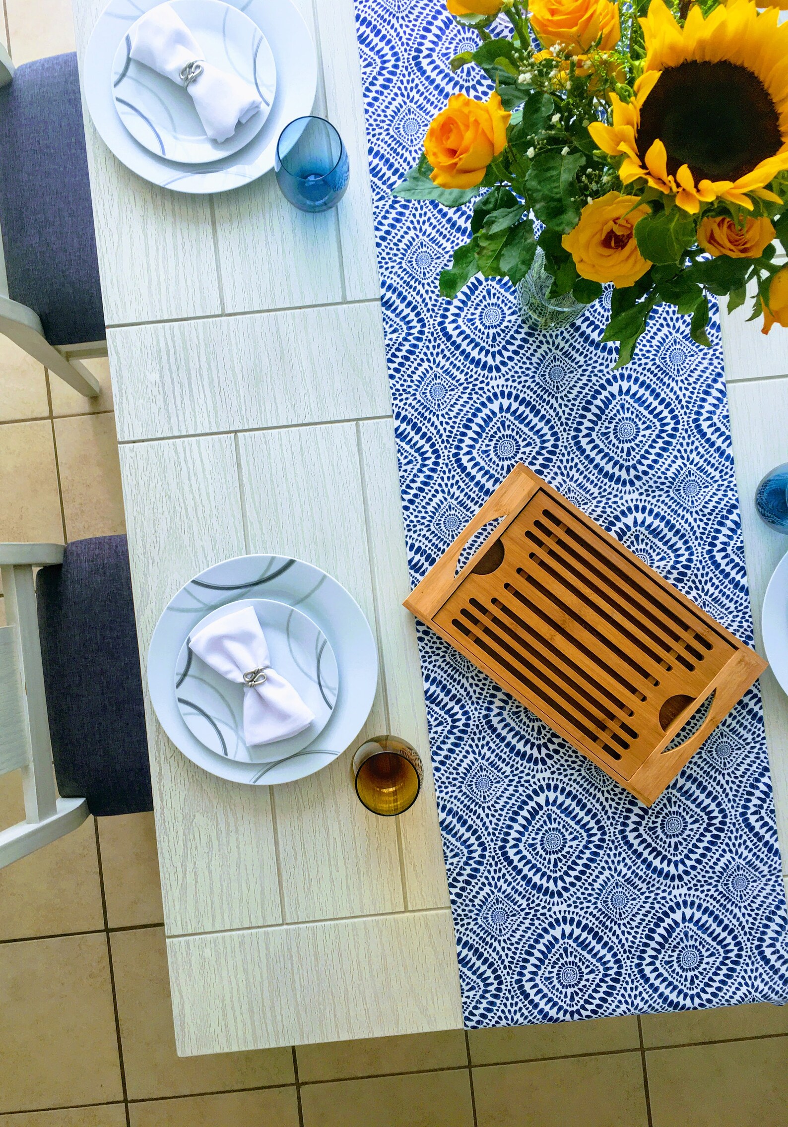 Mexican Table Runner, Talavera Table Runner, Mexican Decor, Boho Table ...