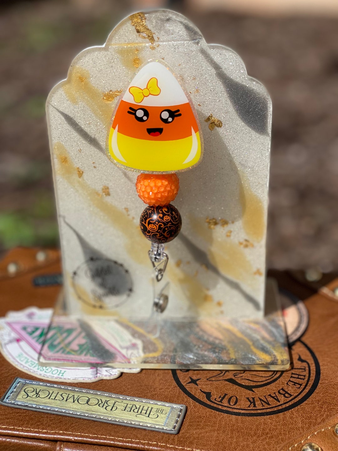 Candy Corn Candy Corn Badge Halloween Cute Halloween Badge Reel ...