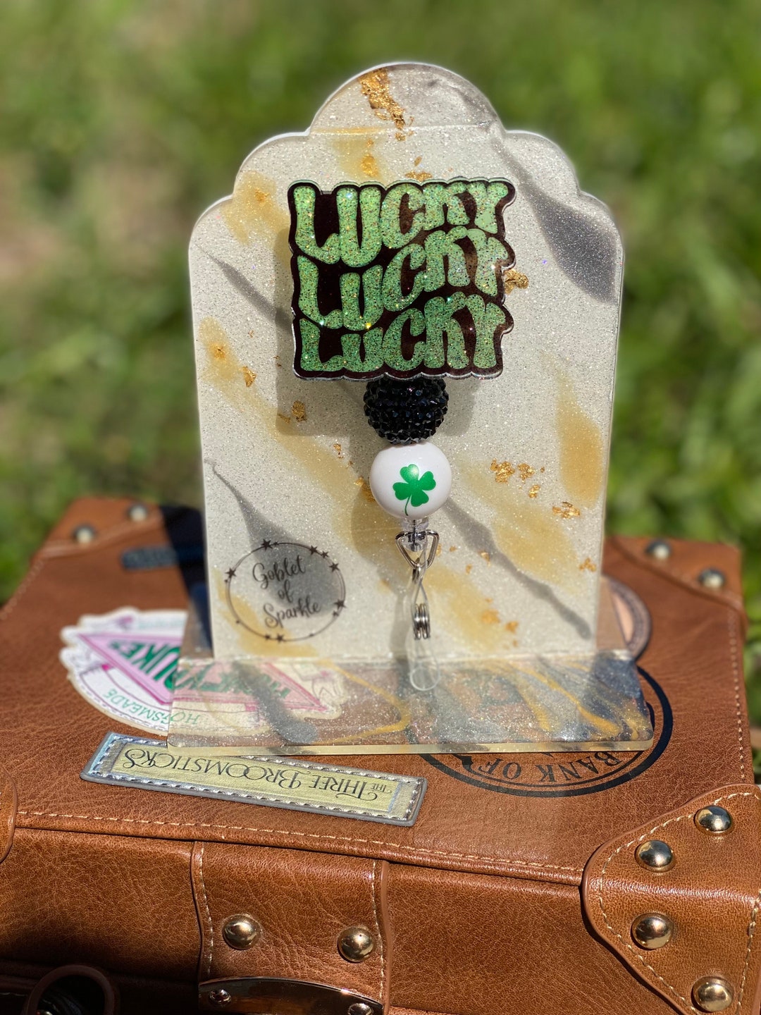 Lucky Badge Reel - Lucky - St Patrick’s Day Badge Reel - St Patricks ...