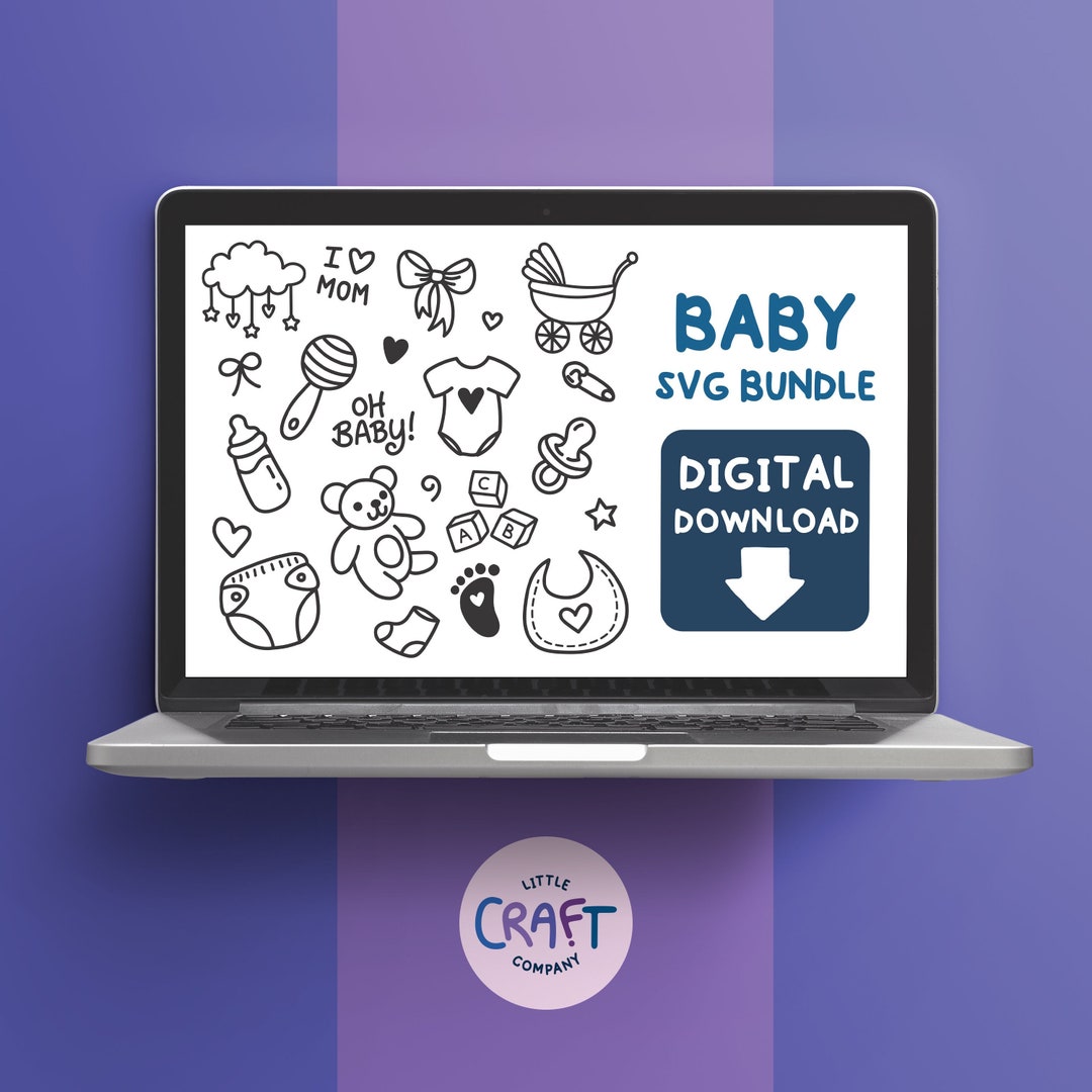 Sweet Baby SVG Bundle for Cricut & Crafting - Instant Download - Cute ...