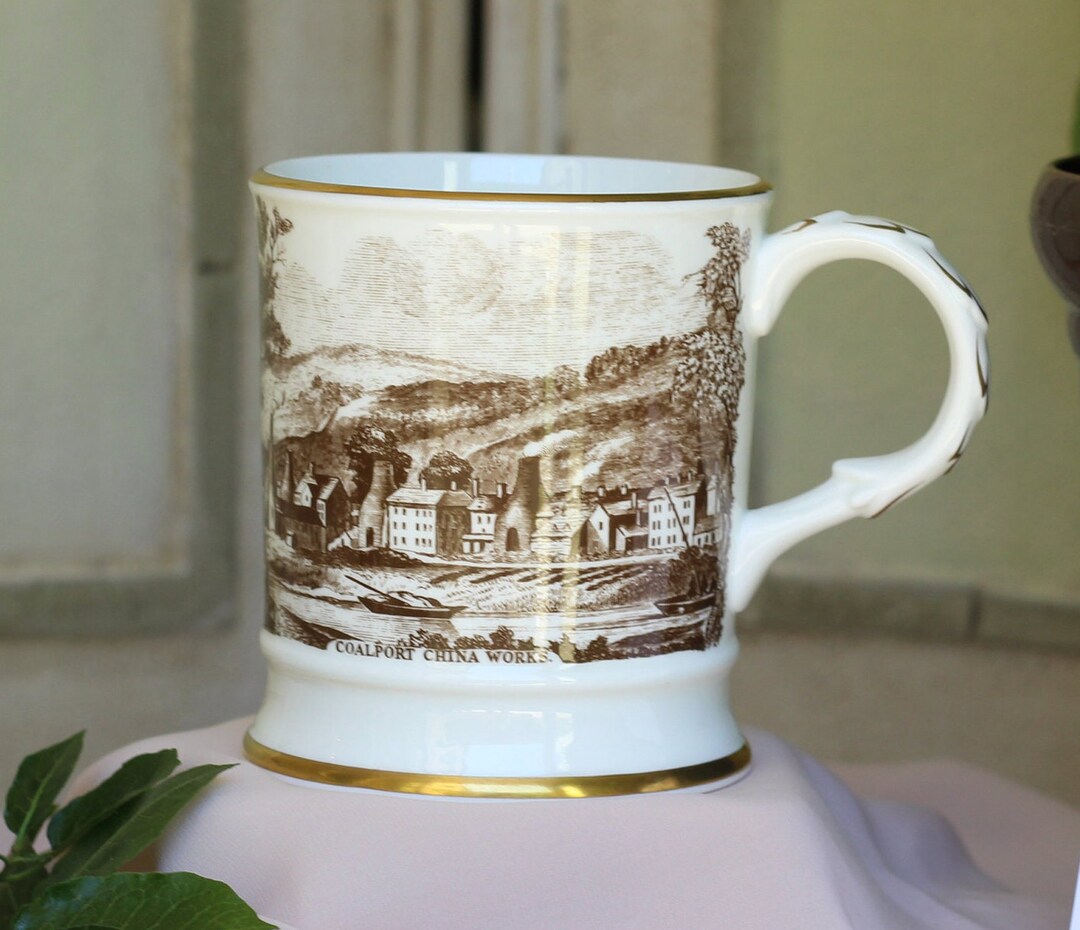 Coalport Bone China Tankard - Etsy