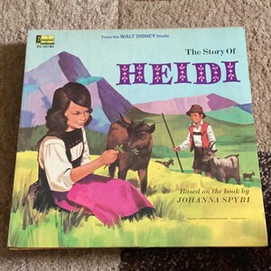 The Story of Heidi 1968 Disneyland Record - Etsy