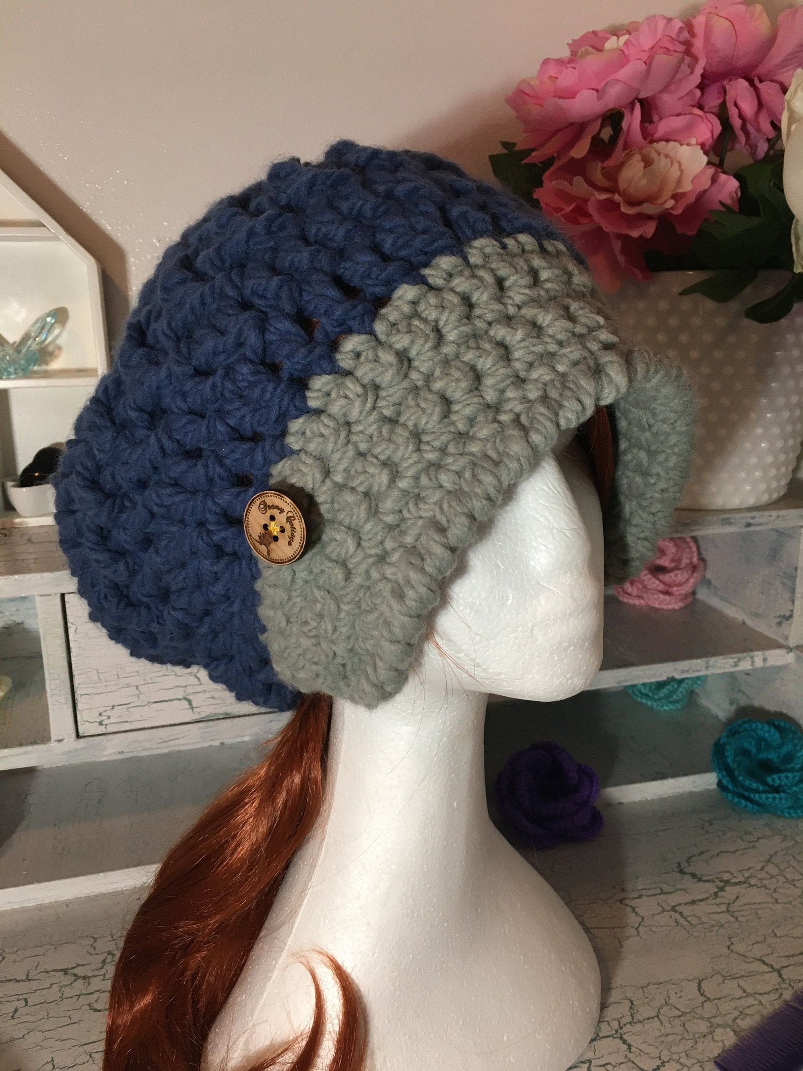 Wool Brimmed Slouch Hat - Etsy