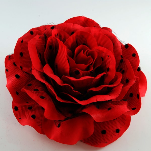 Polka Dot Flower - Etsy