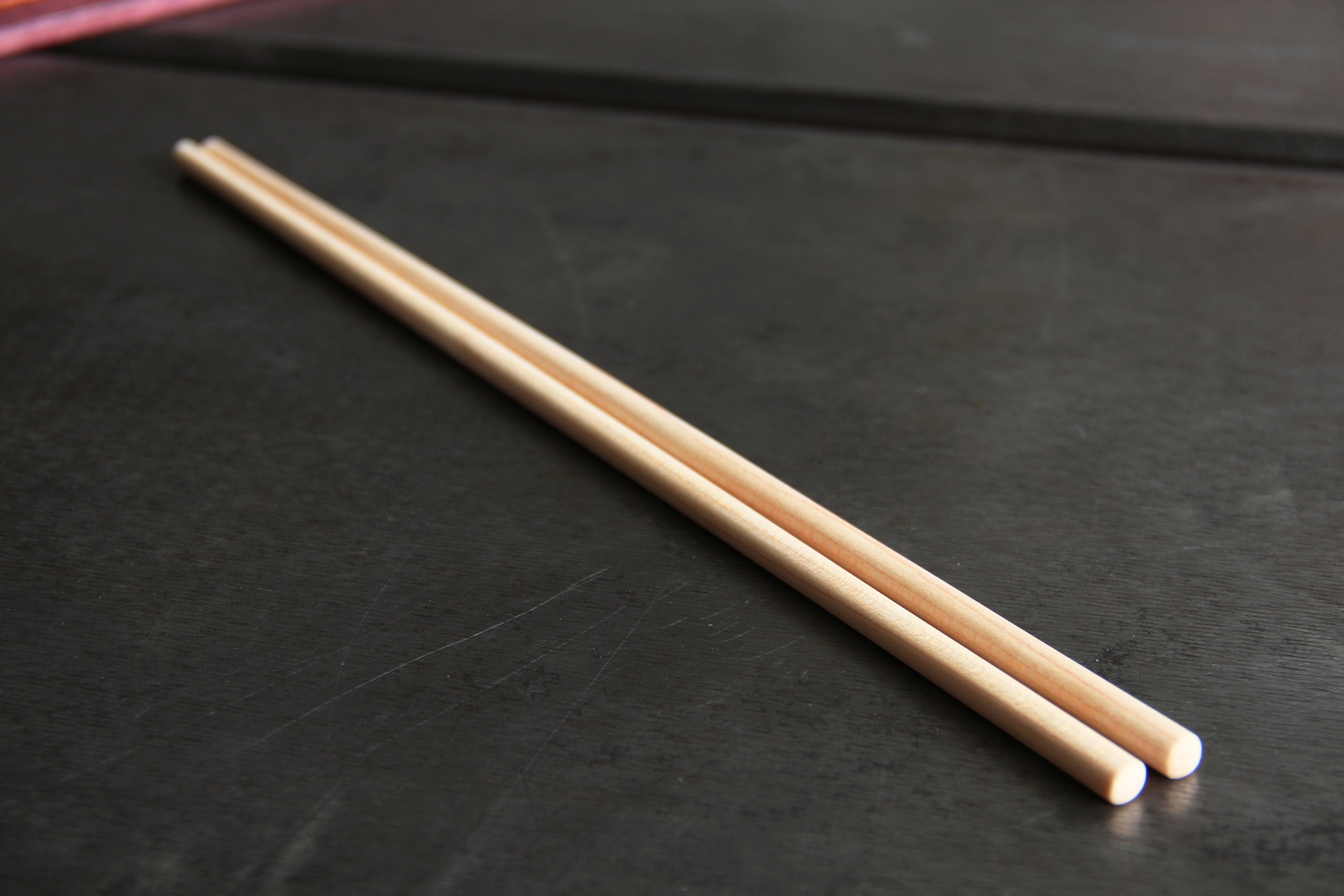 Maple Round Chopsticks 3 stijlen organisch afgewerkt - Etsy Nederland