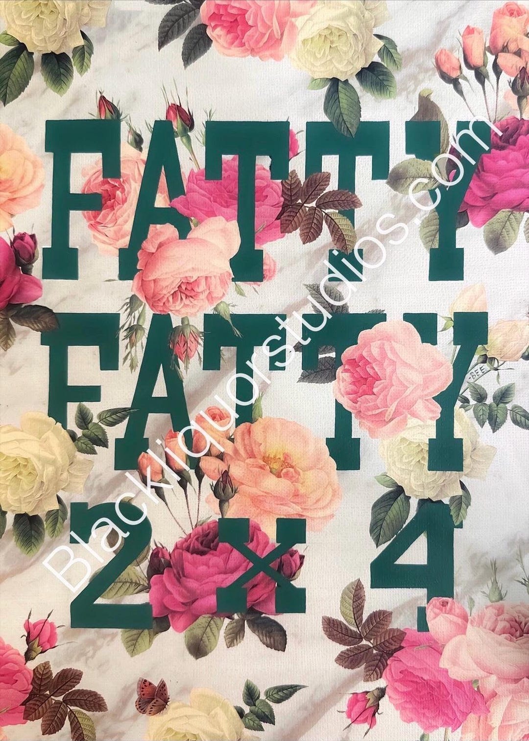 Fatty Fatty 2X4 (digital Download) Greeting Card - Etsy