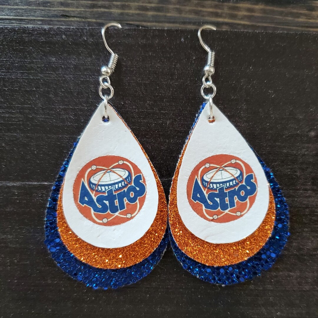 Houston Astros Earrings style 6 - Etsy