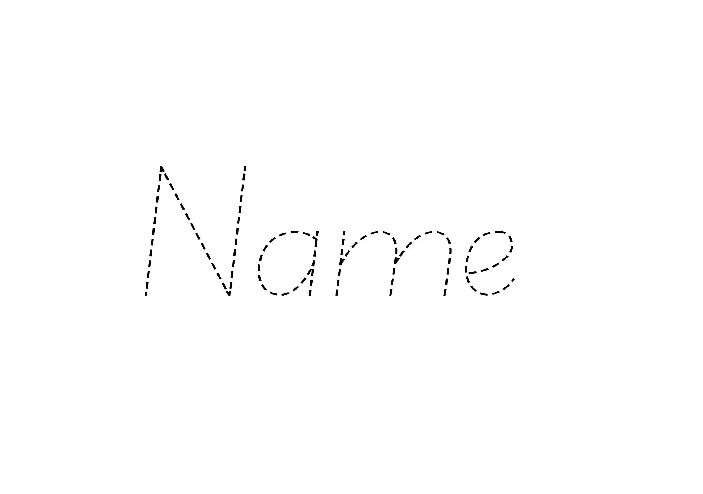 Name Tracing Sheet SA School Font Printed or Print and Laminated Set of ...