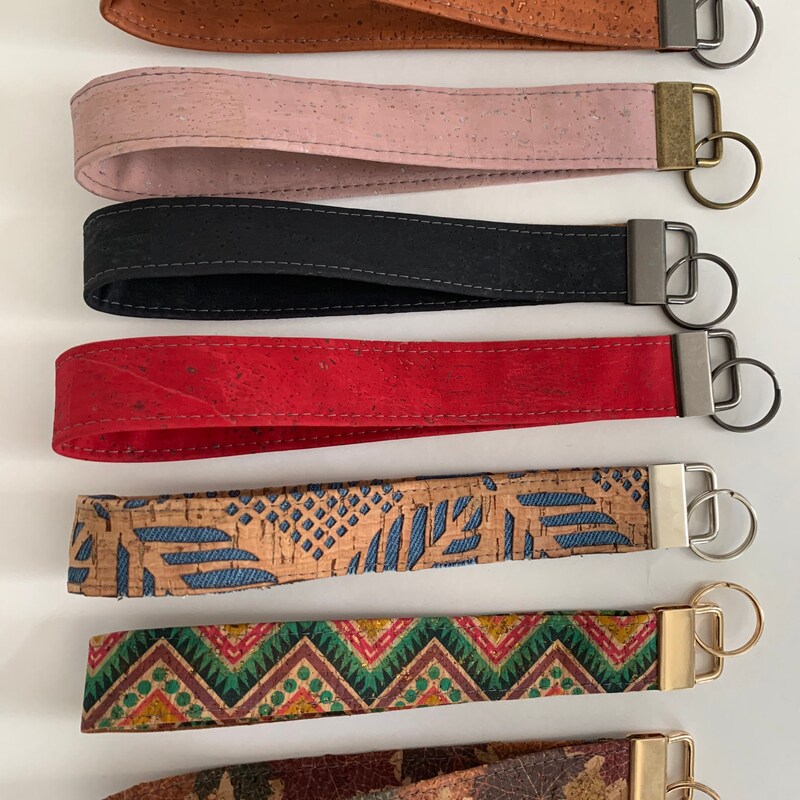 Cork Key Chain - Etsy