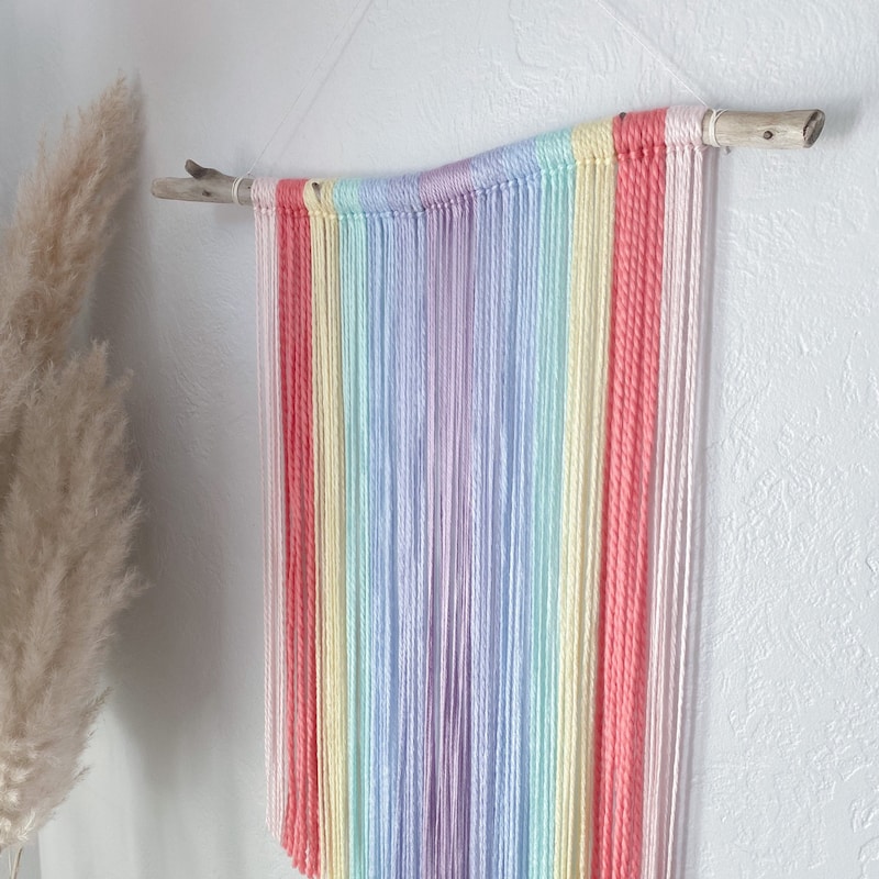 Rainbow Wall Hanging - Etsy
