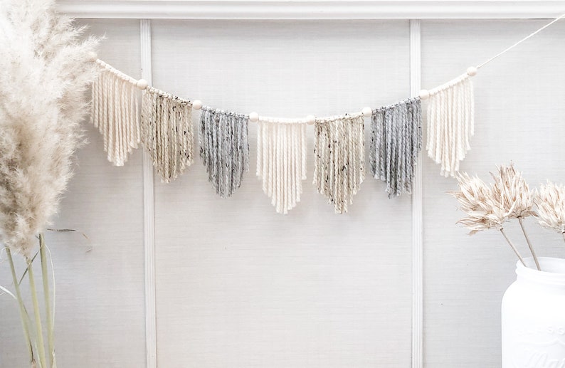 Neutral Bunting - Etsy Canada