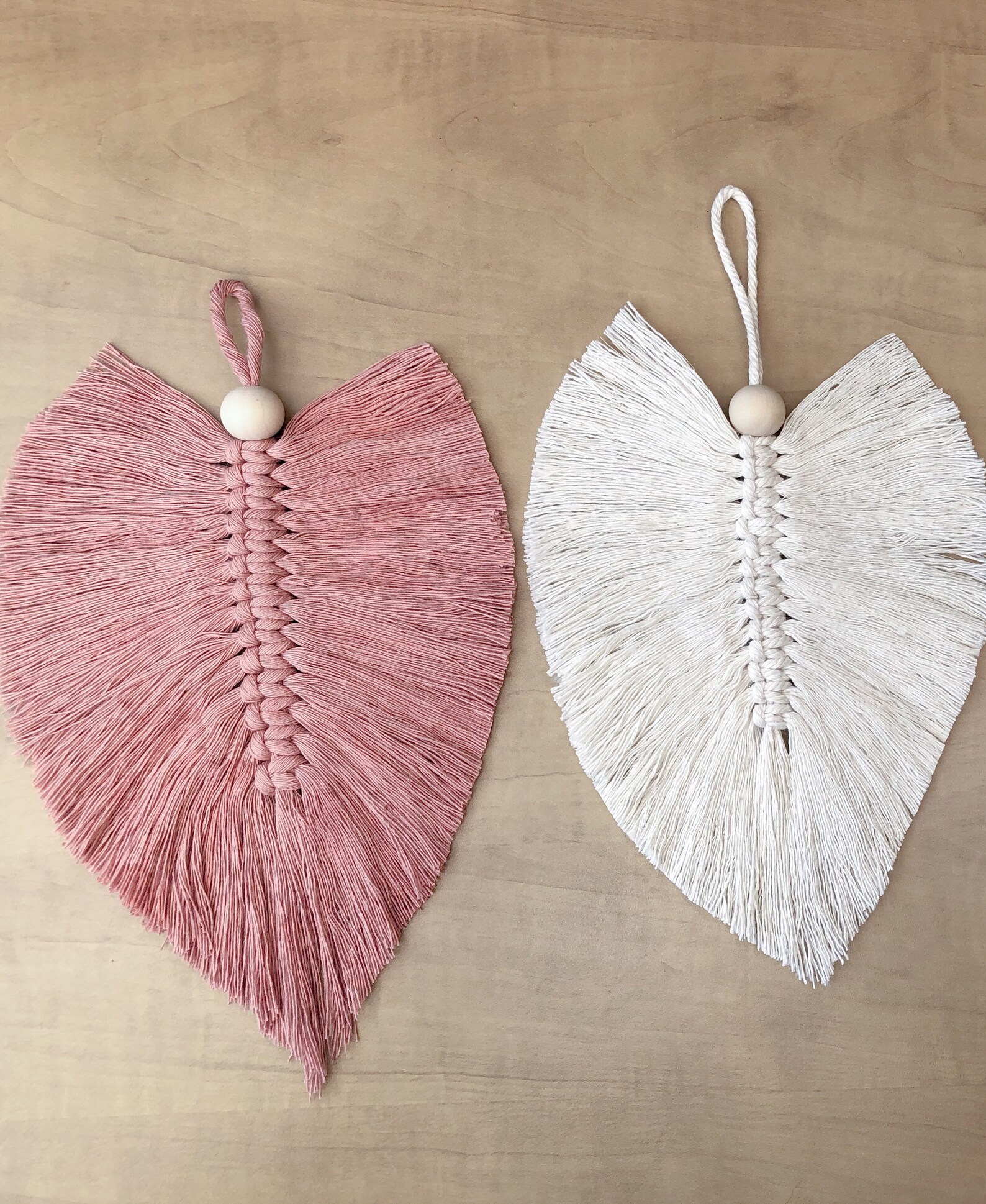 Large Macrame Feathers - Etsy