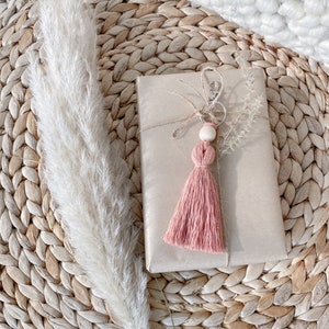 Mini Tassel Keychain - Etsy