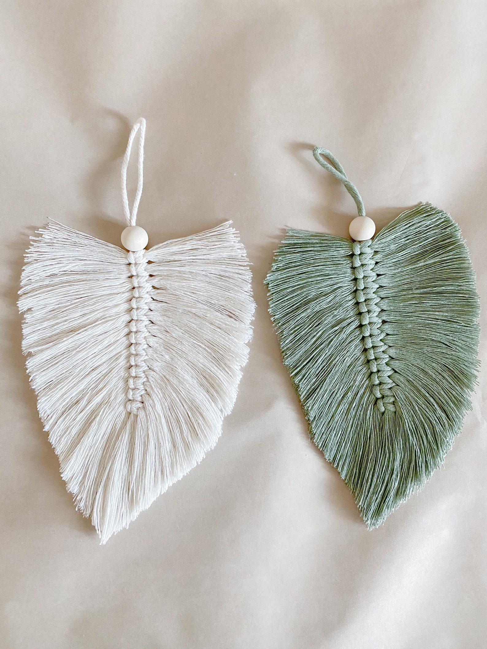 Large Macrame Feathers - Etsy