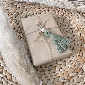 Mini Tassel Keychain - Etsy