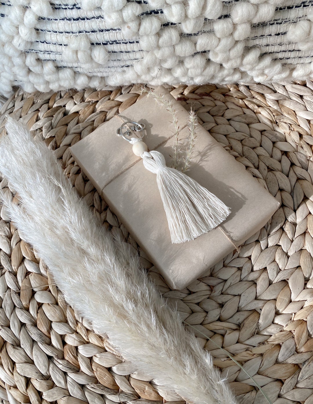 Mini Tassel Keychain - Etsy