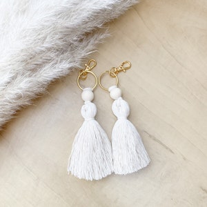 Mini Tassel Keychain - Etsy