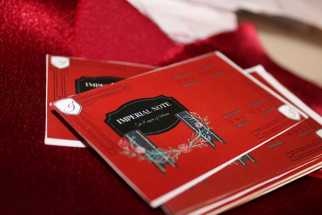 Imperial Notes (5 Note Pack) - the Official Currency of the Empire of ...