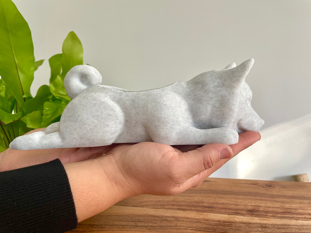 Shiba Inu Planter - Shiba Inu Memorial - Animal Pot Plants - Hachiko ...