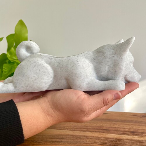 Shiba Inu Planter Shiba Inu Memorial Animal Pot Plants | Etsy