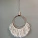 Handmade Boho Stacked Hoops Wall Hanging, Boho Gold Hoop Yarn Wall ...