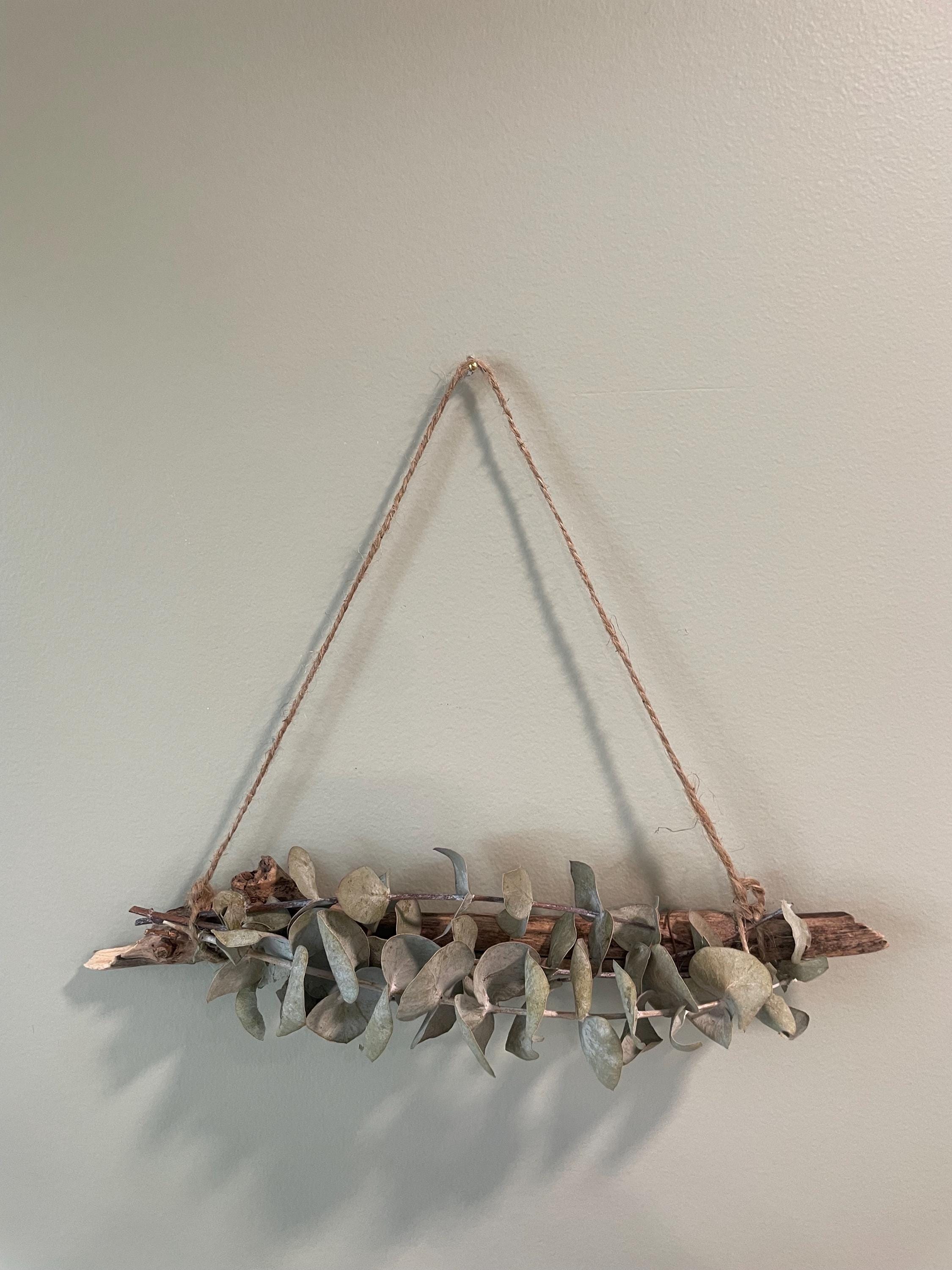 Handmade Boho Eucalyptus Wall Hanging, Eucalyptus Wall Art - Etsy