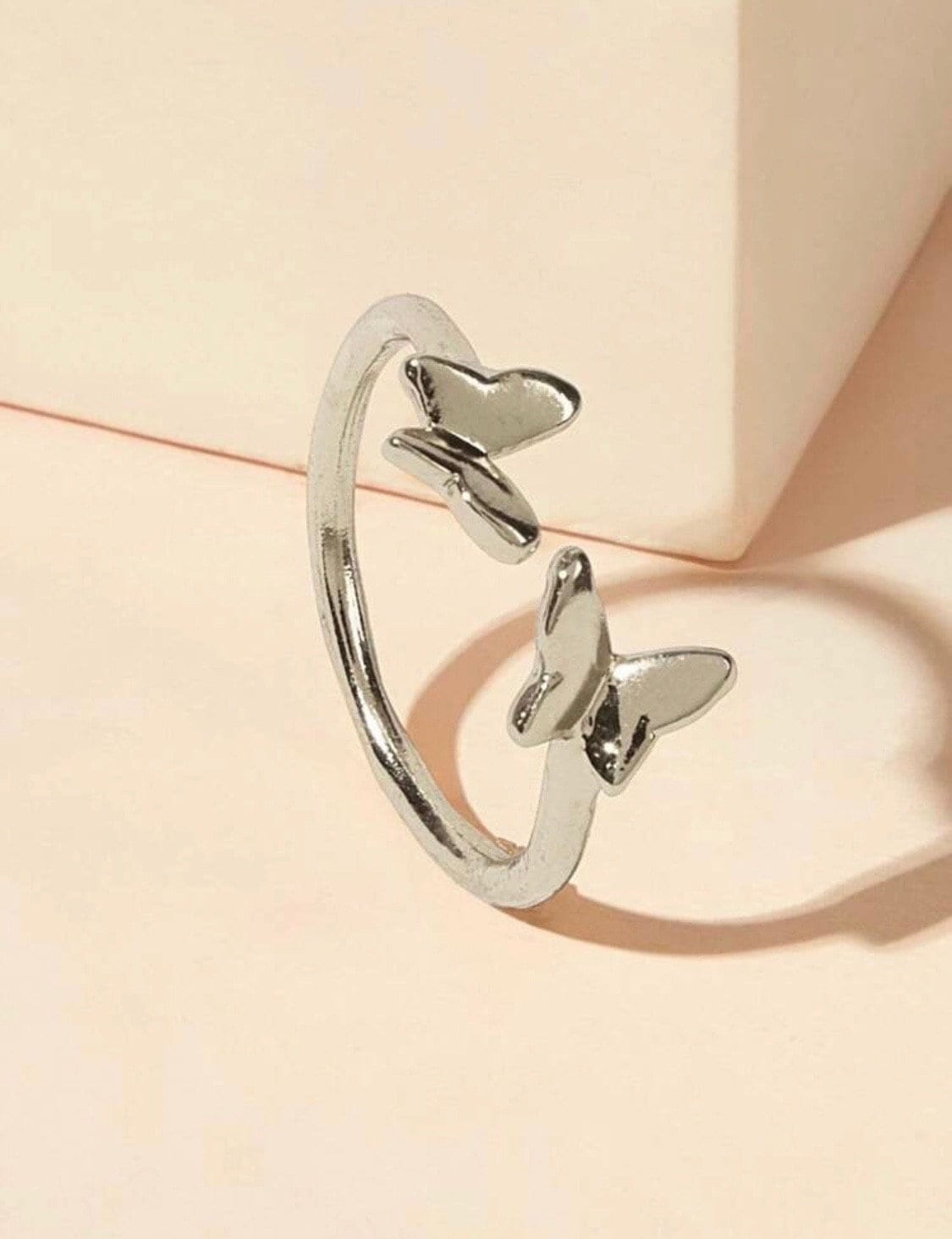 Silver Butterfly Ring Childrens Butterfly Jewelry Little | Etsy