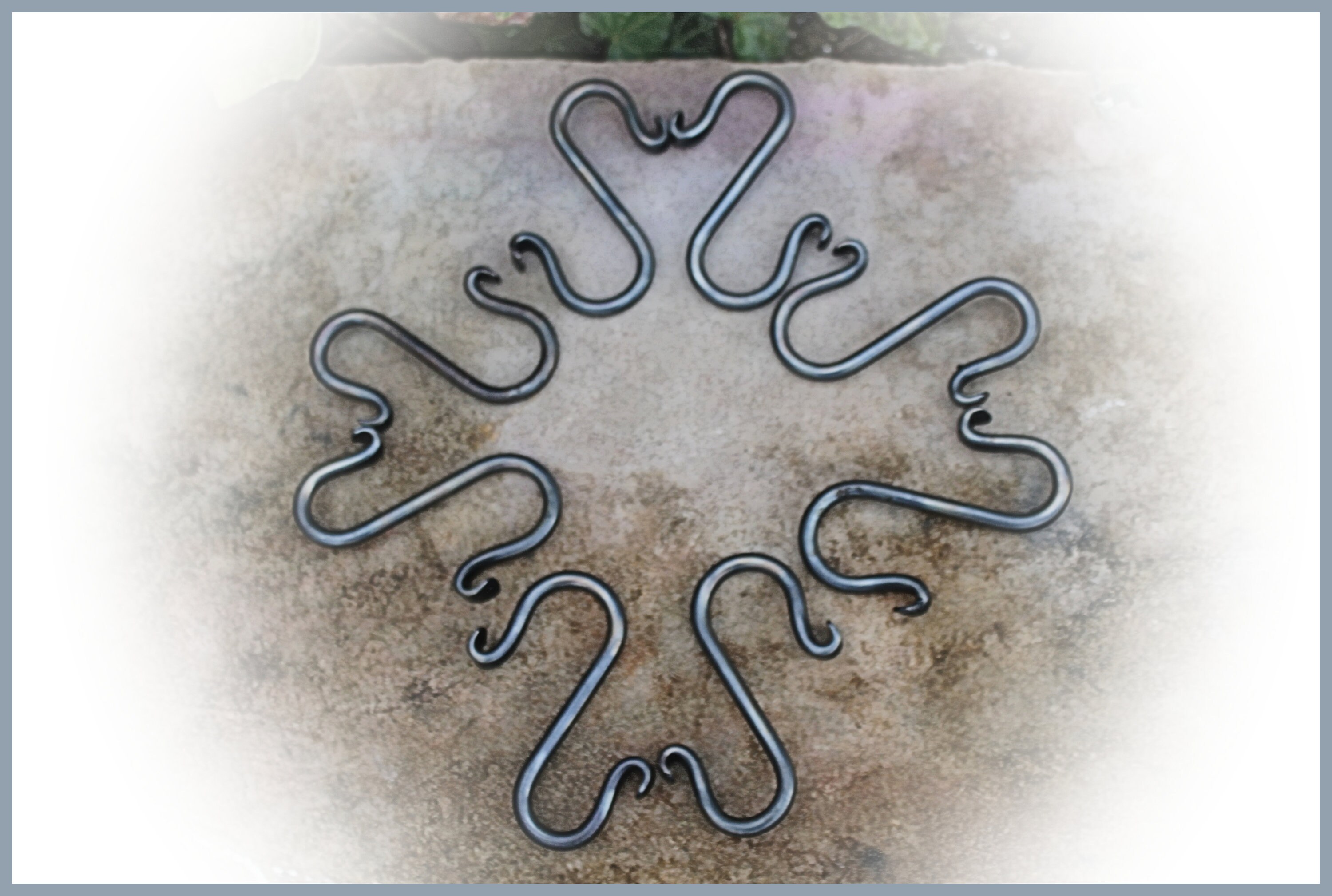 Hand Forged S hook 3 pack | Etsy