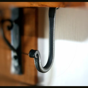 Under Counter Hook Hand Forged - Etsy