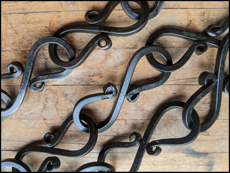 Decorative Chain Hand Forged 3/16 Square - Etsy