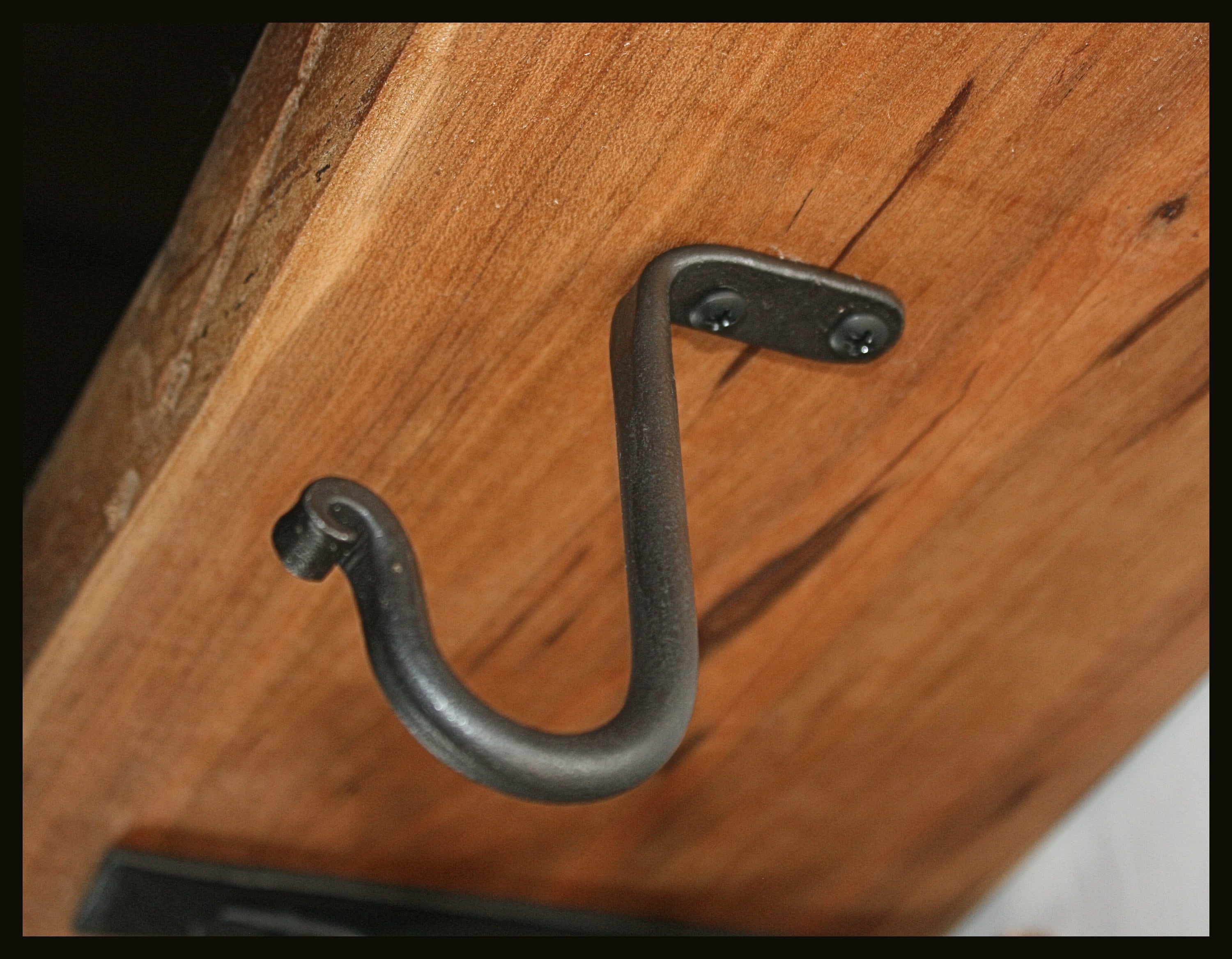 Under Counter Hook Hand Forged - Etsy