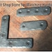 Hammered L Bracket 4"x1" Strap - Etsy