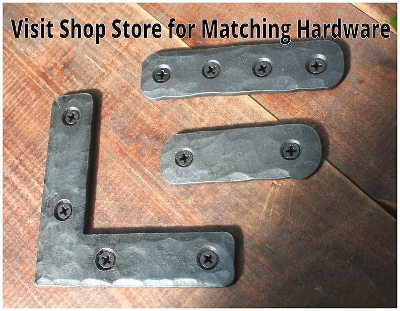 Hammered L Bracket 4"x1" Strap - Etsy