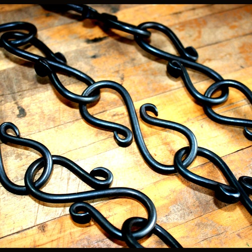 Decorative Chain Hand Forged 3/16 Square - Etsy