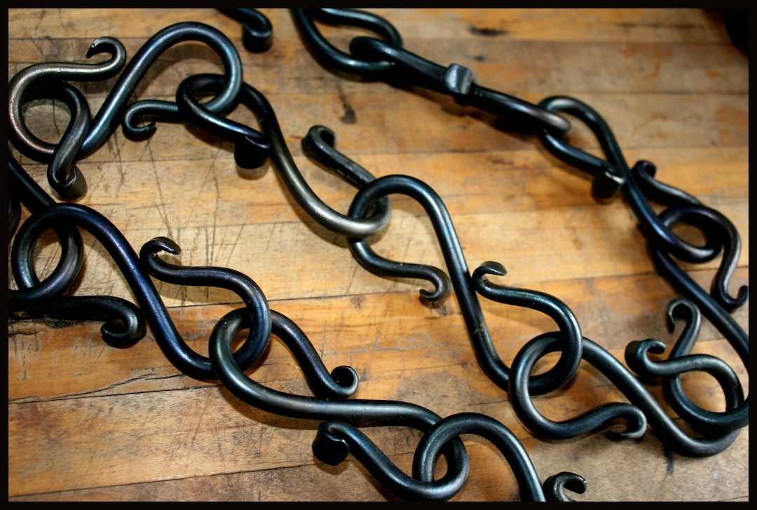 Decorative Chain Hand Forged (1/4" Round) - Etsy