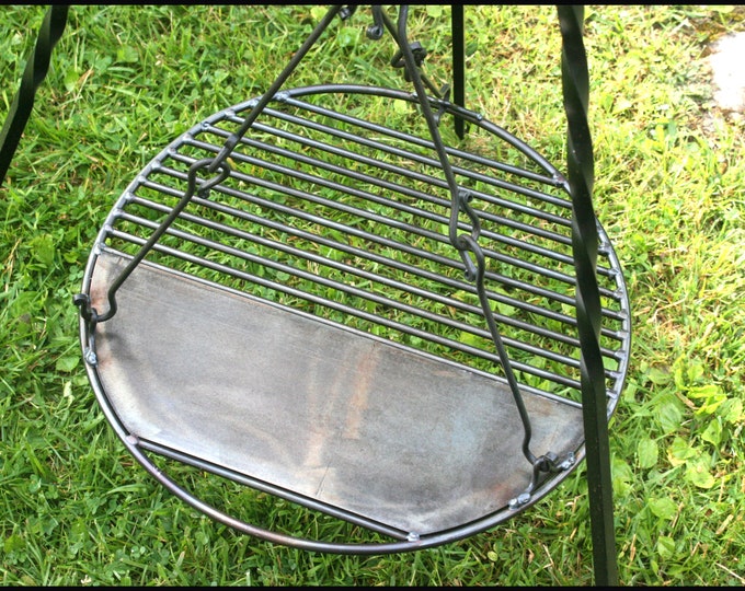 Hanging Grill With Griddle Grill for Tripod - Etsy