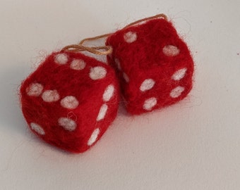 Fuzzy Dice Car - Etsy