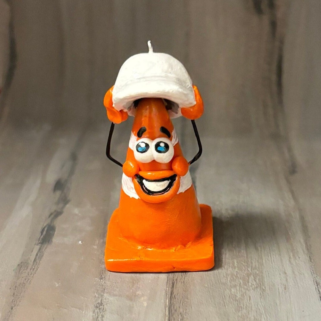 Caution Cone Ornament - Etsy
