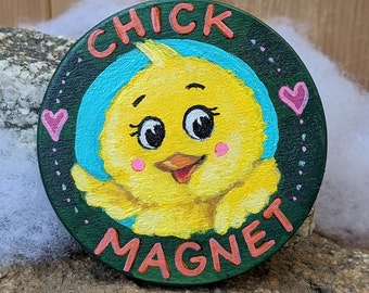 Chick Magnet | Etsy