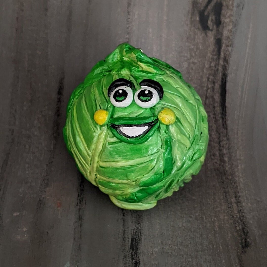 Happy Green Cabbage Ornament - Etsy