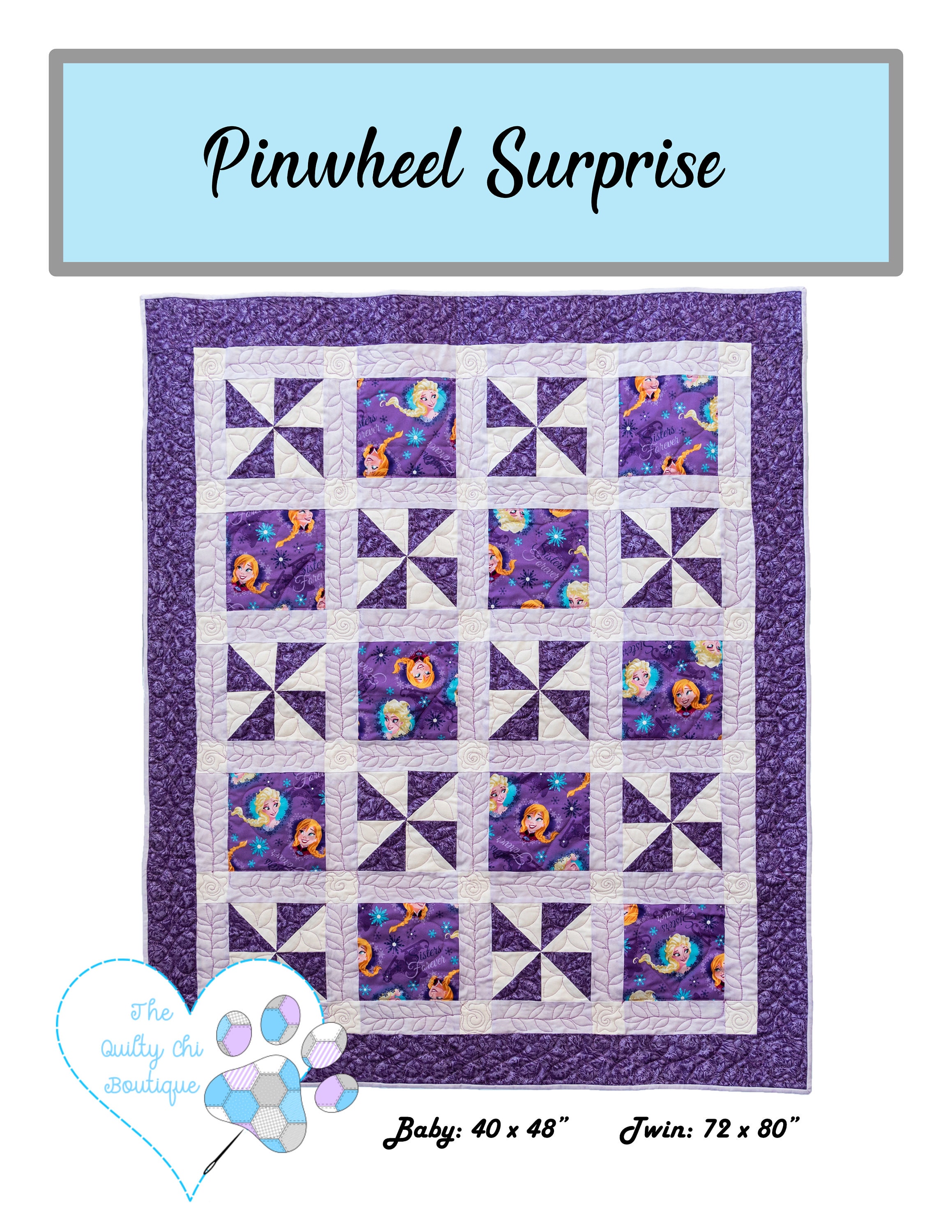 Pinwheel Surprise Quilt Pattern PDF - Etsy
